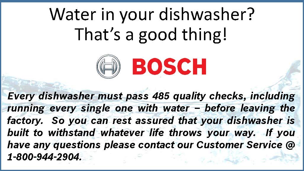 Bosch SHSM63W55N 24" 300 Series Built In Fully Integrated Dishwasher with 5 Wash Cycles, in Stainless Steel