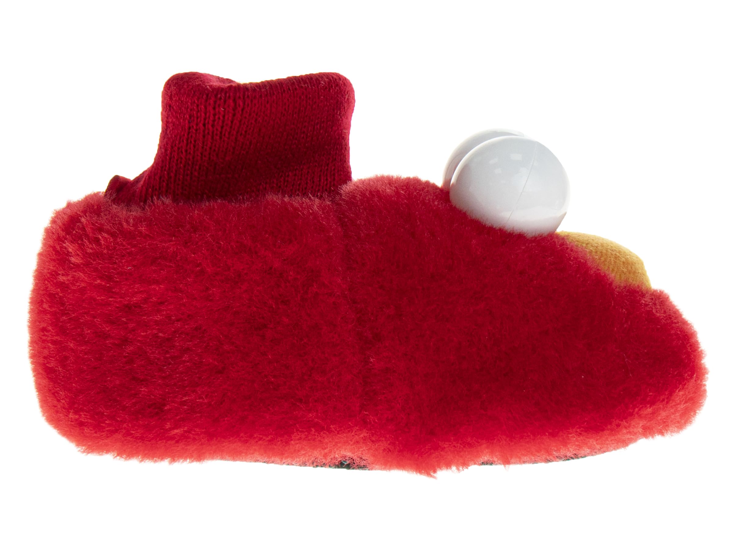 Sesame Street Unisex-Toddler ELMO Puppet Slipper, Red, 7/8 Child US Toddler