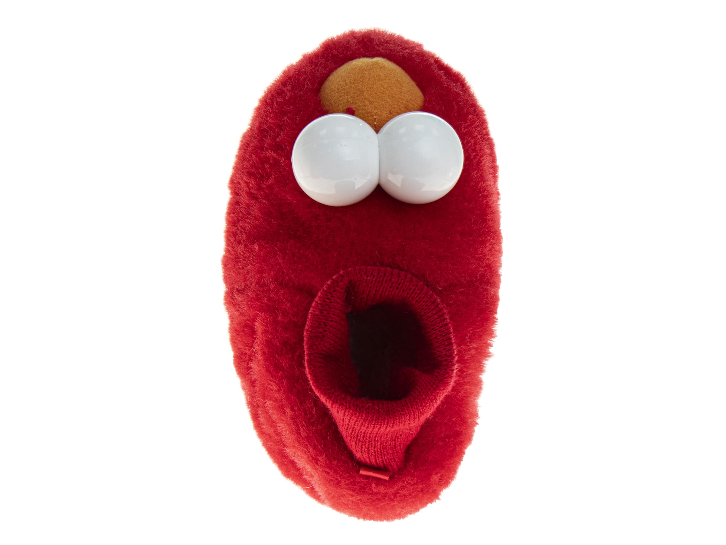 Sesame Street Unisex-Toddler ELMO Puppet Slipper, Red, 7/8 Child US Toddler