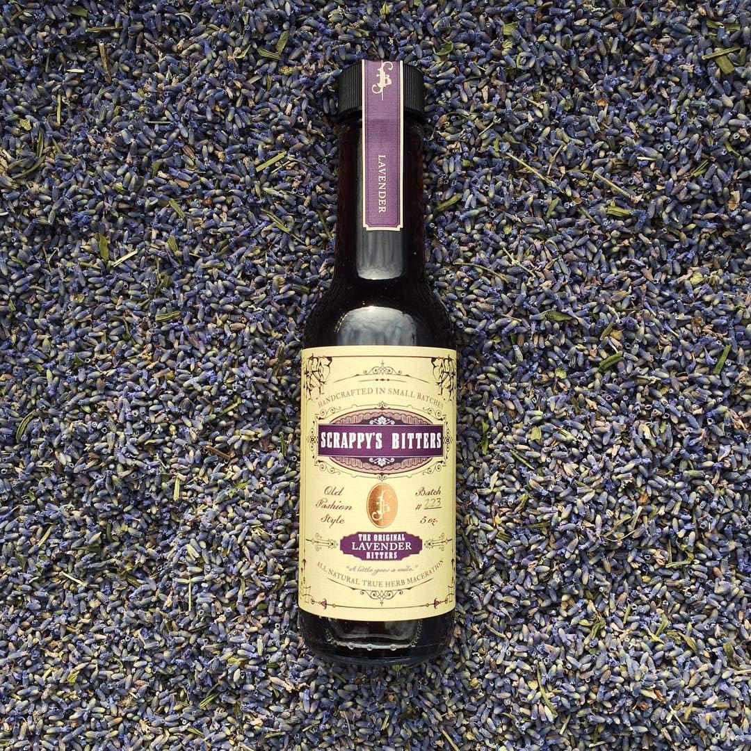 Scrappy's Bitters - Lavender, 5 oz - Organic Ingredients, Finest Herbs & Zests, No Extracts, Artificial Flavors, Chemicals or Dyes. Made in the USA! (Pack of 2)
