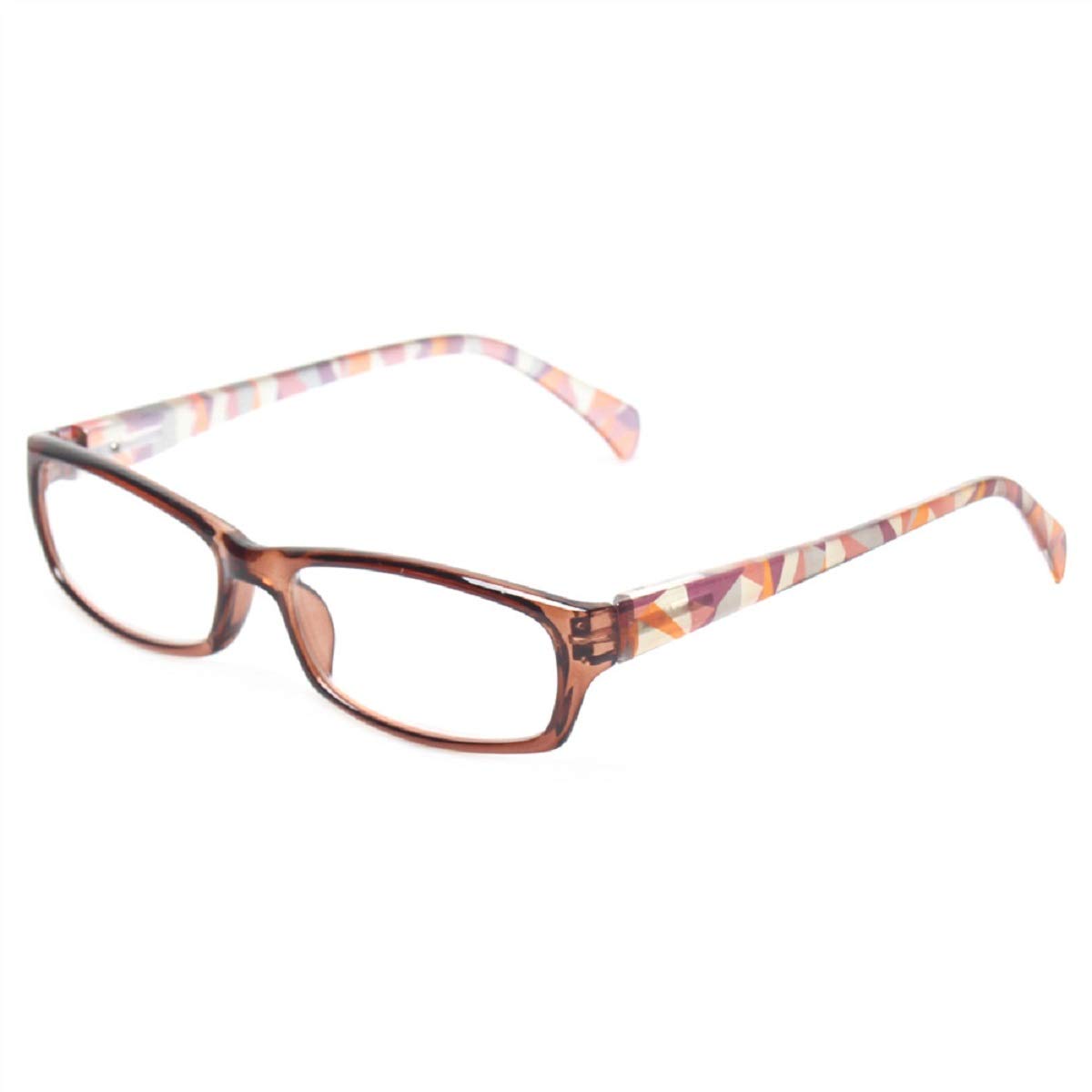 Reading Glasses 5 Pairs Fashion Ladies Readers Spring Hinge with Pattern Print Eyeglasses for Women (5 Pack Mix Color, 3.0)