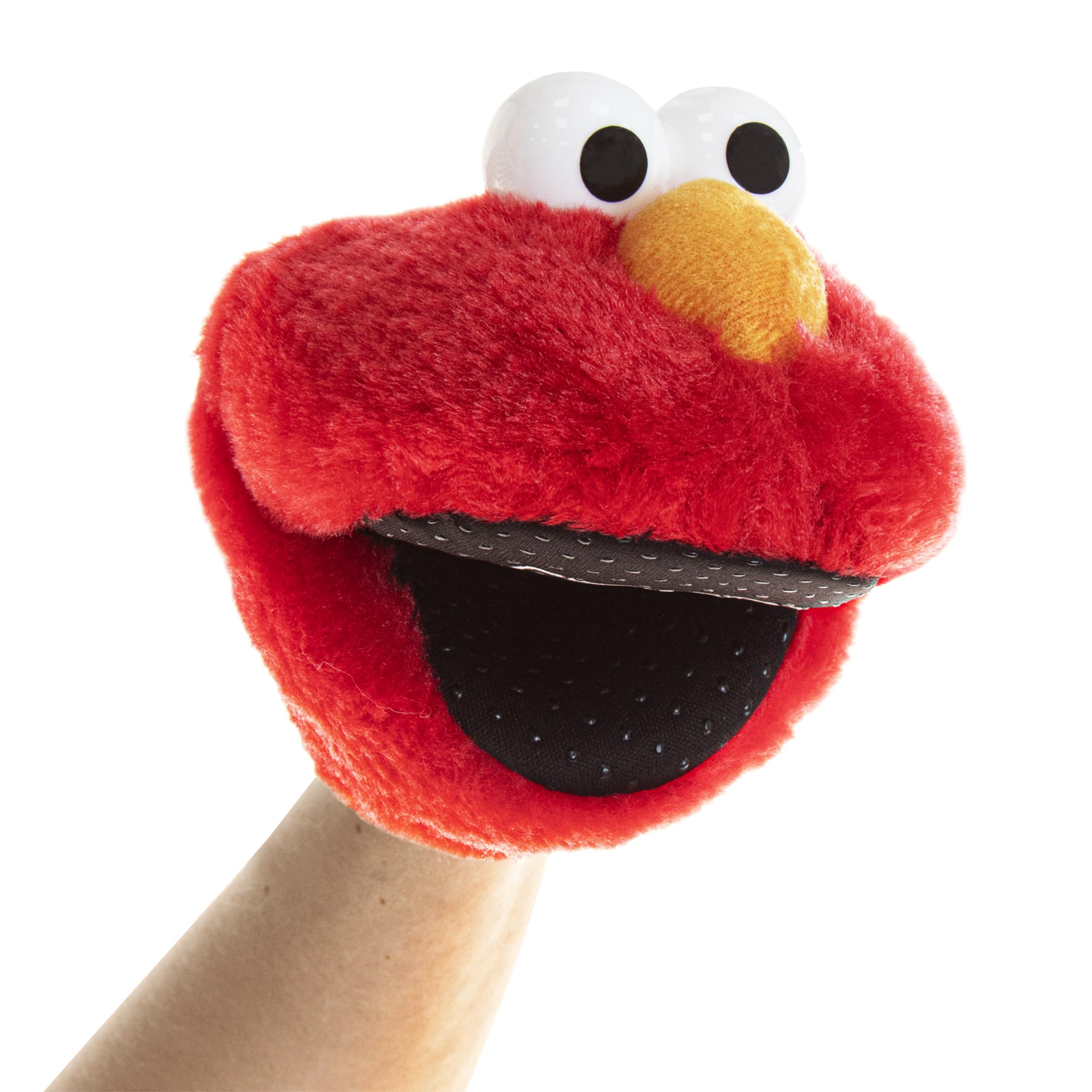 Sesame Street Unisex-Toddler ELMO Puppet Slipper, Red, 7/8 Child US Toddler