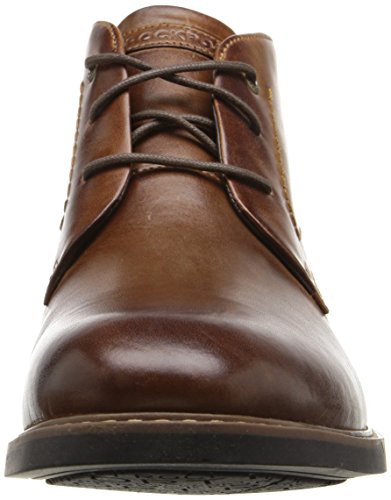 Rockport Men's Classic Break Chukka, Dark Brown Leather, 14