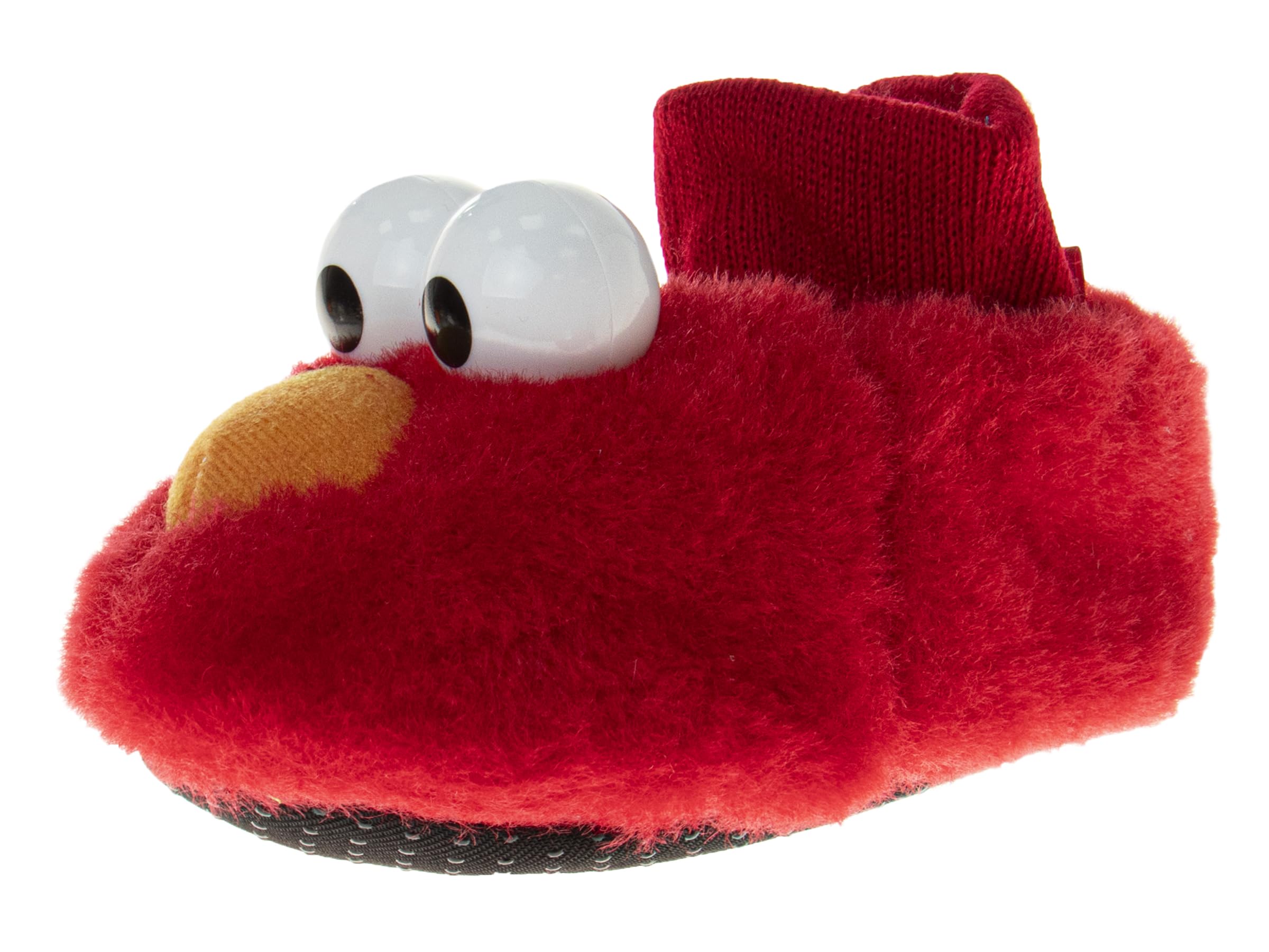Sesame Street Unisex-Toddler ELMO Puppet Slipper, Red, 7/8 Child US Toddler