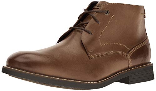 Rockport Men's Classic Break Chukka, Dark Brown Leather, 14