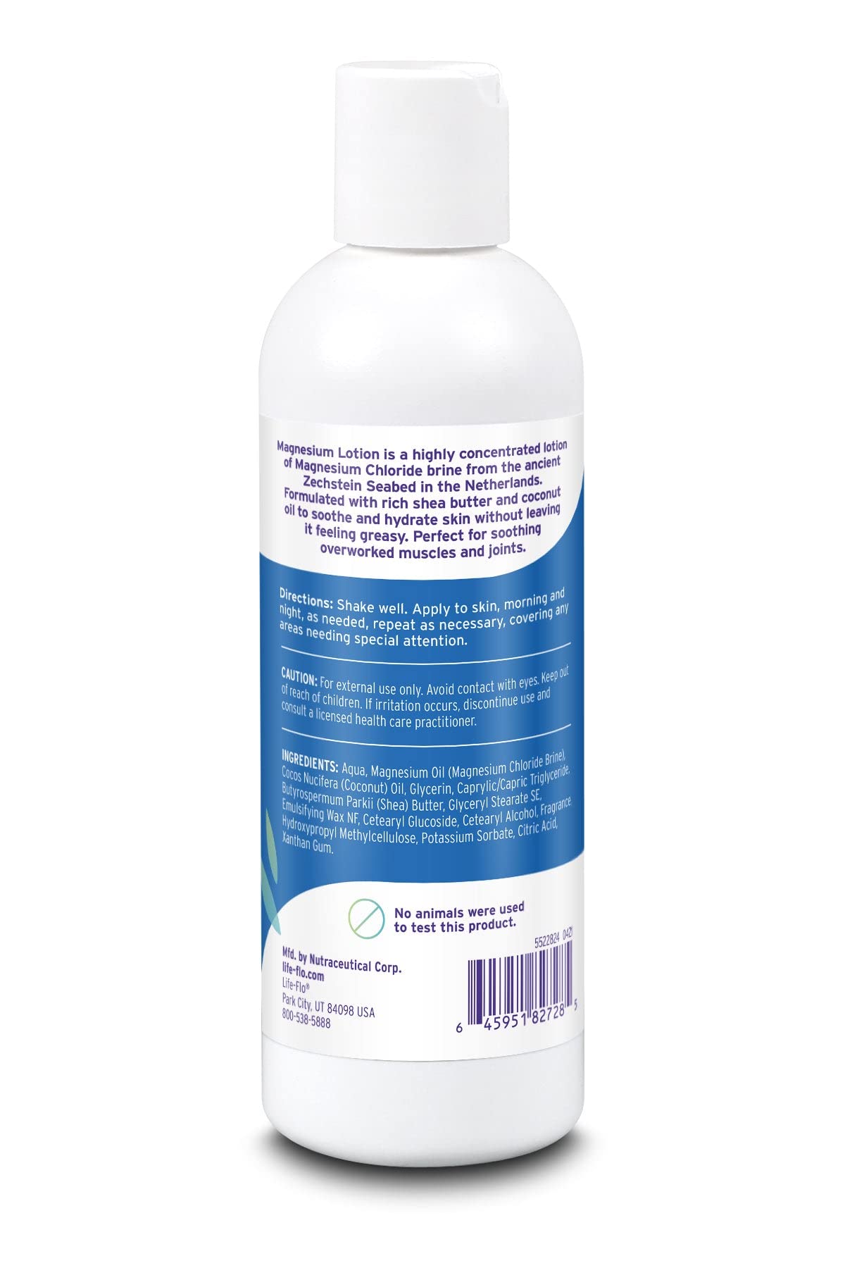 Magnesium Lotion Life Flo Health Products 8 oz Liquid