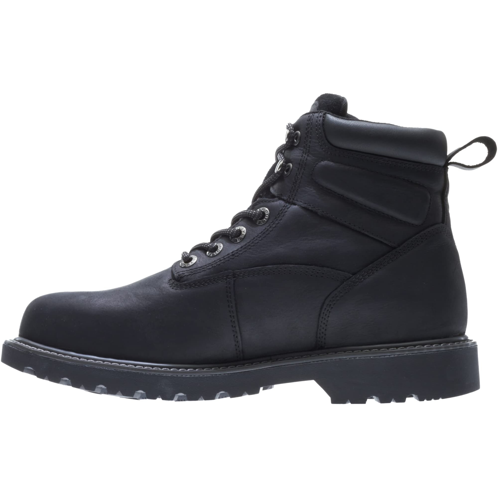 WOLVERINE mens Floorhand Waterproof 6" Soft Toe Work Boot, Black, 9.5 US