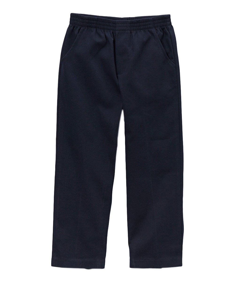 unik Boy's Uniform All Elastic Waist Pull-on Pants BU03 Navy 8
