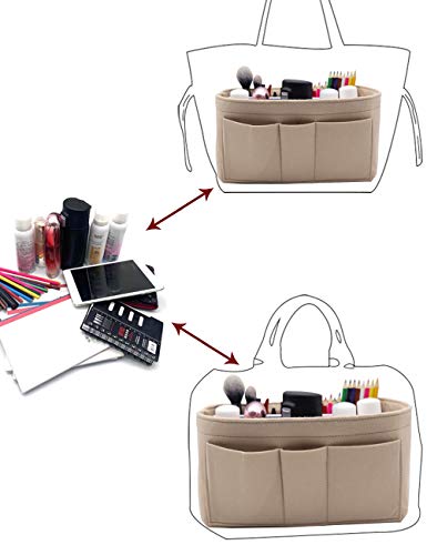 LEXSION Felt Insert Bag Organizer Bag In Bag For Handbag Purse Organizer Fits Speedy Neverful