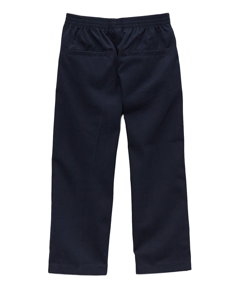 unik Boy's Uniform All Elastic Waist Pull-on Pants BU03 Navy 8