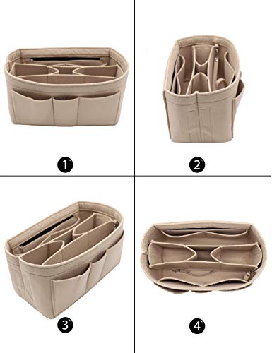 LEXSION Felt Insert Bag Organizer Bag In Bag For Handbag Purse Organizer Fits Speedy Neverful