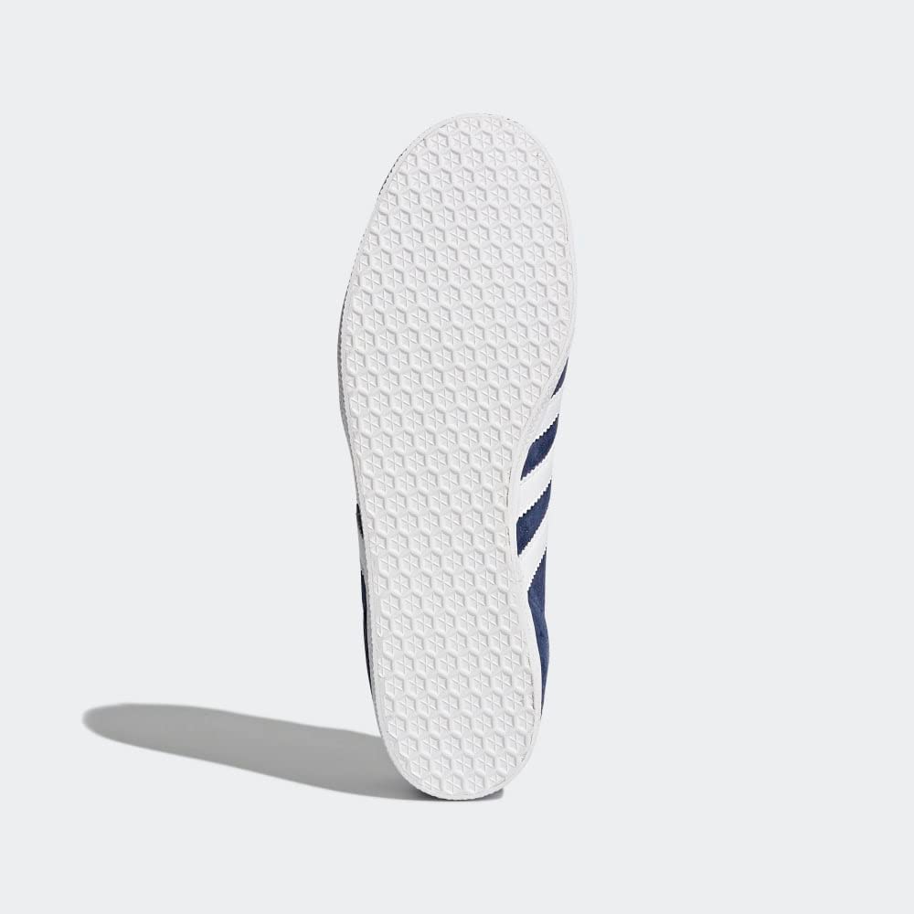 Adidas Originals Men's Gazelle Lace-up Sneaker,Collegiate Navy/White/Gold Met.,8.5 M US