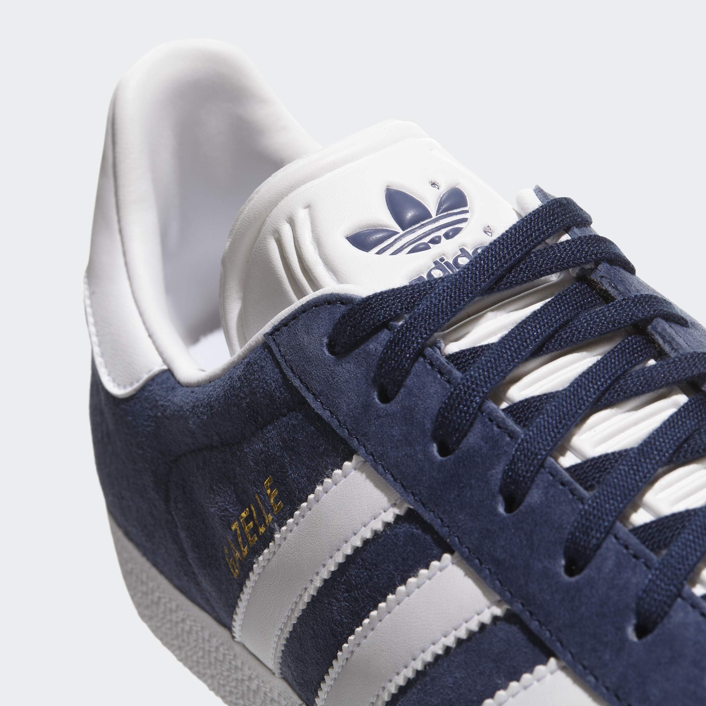 Adidas Originals Men's Gazelle Lace-up Sneaker,Collegiate Navy/White/Gold Met.,8.5 M US