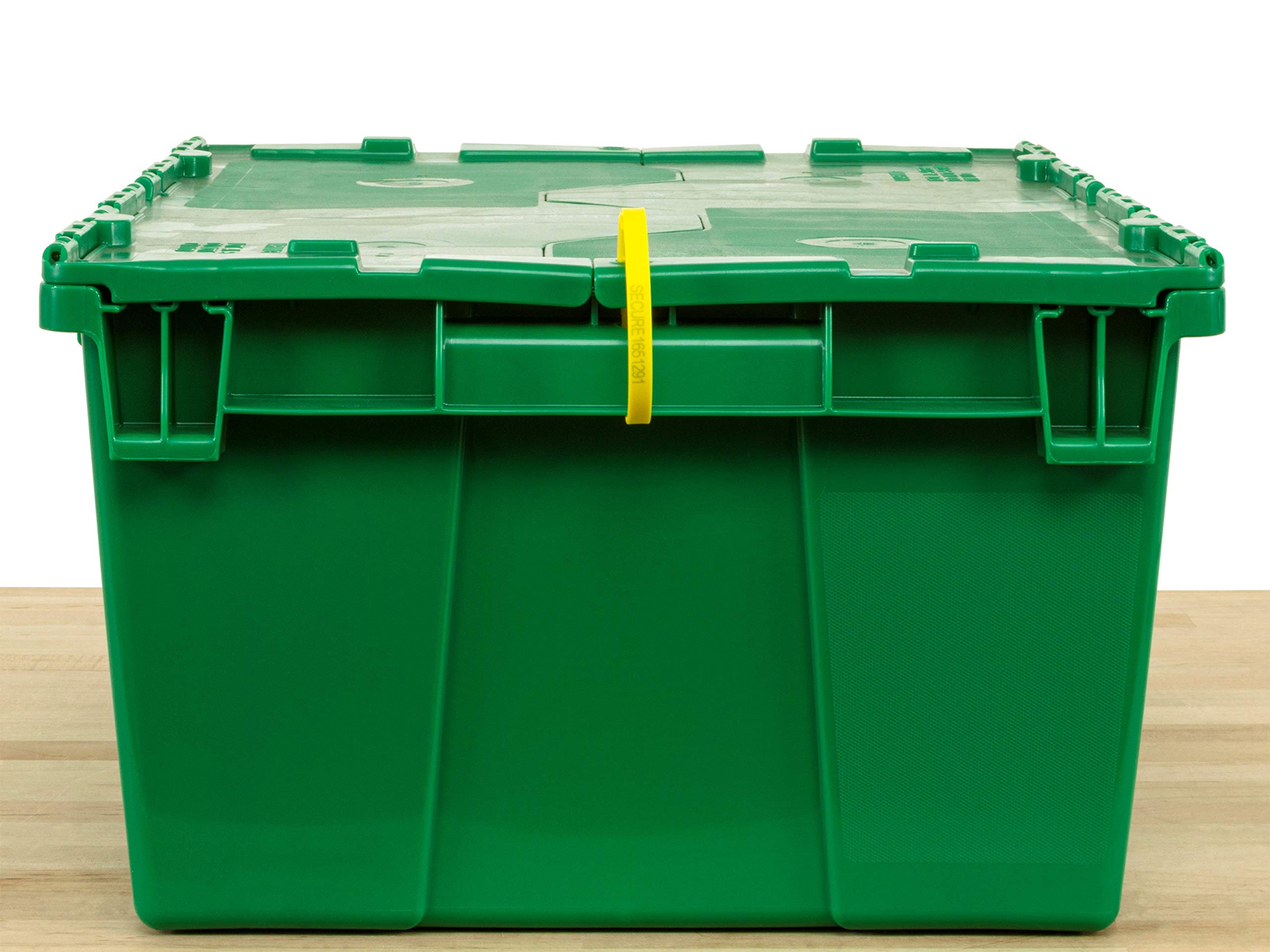 8 Inch Fixed Length Yellow Plastic Seal - 100 Pack