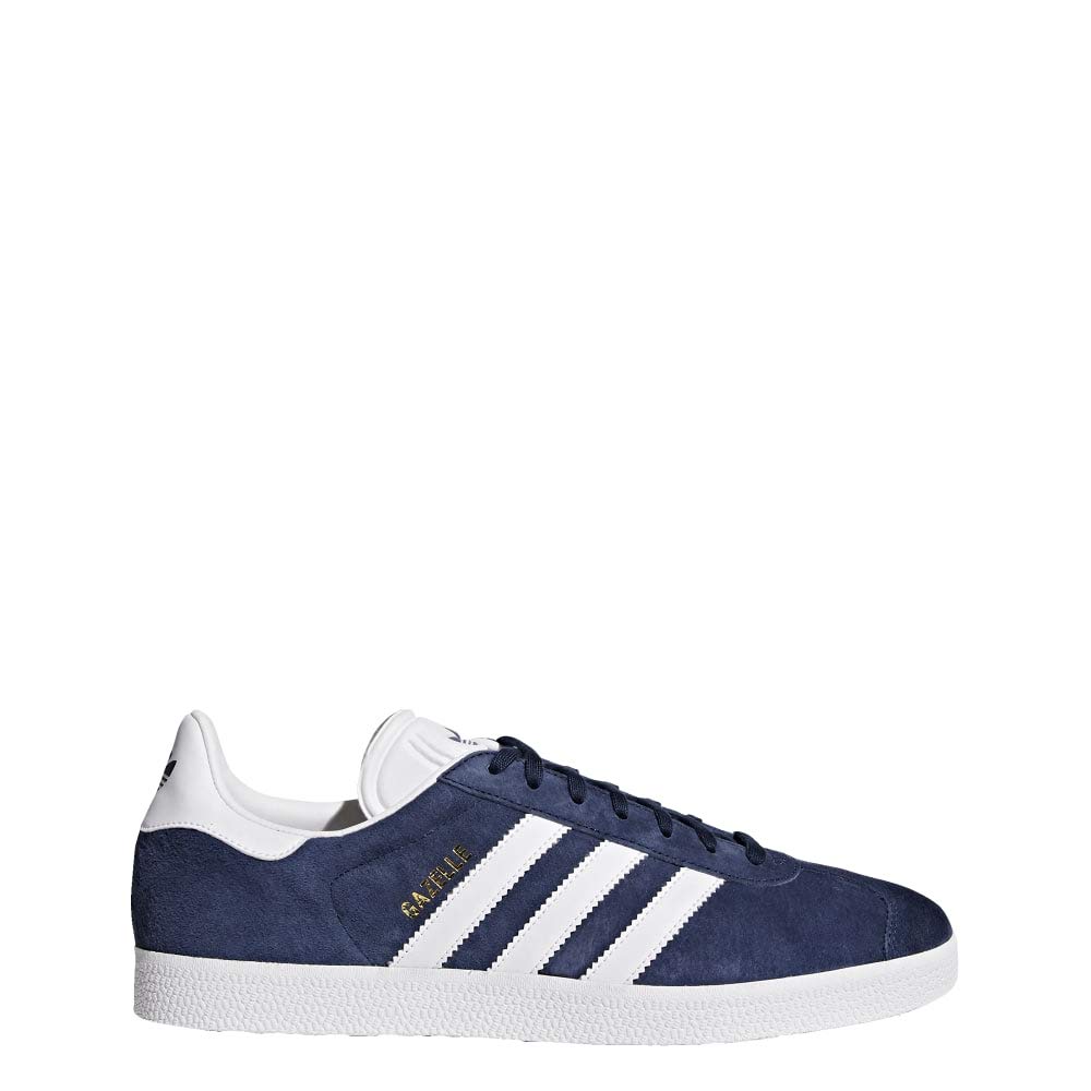 Adidas Originals Men's Gazelle Lace-up Sneaker,Collegiate Navy/White/Gold Met.,8.5 M US