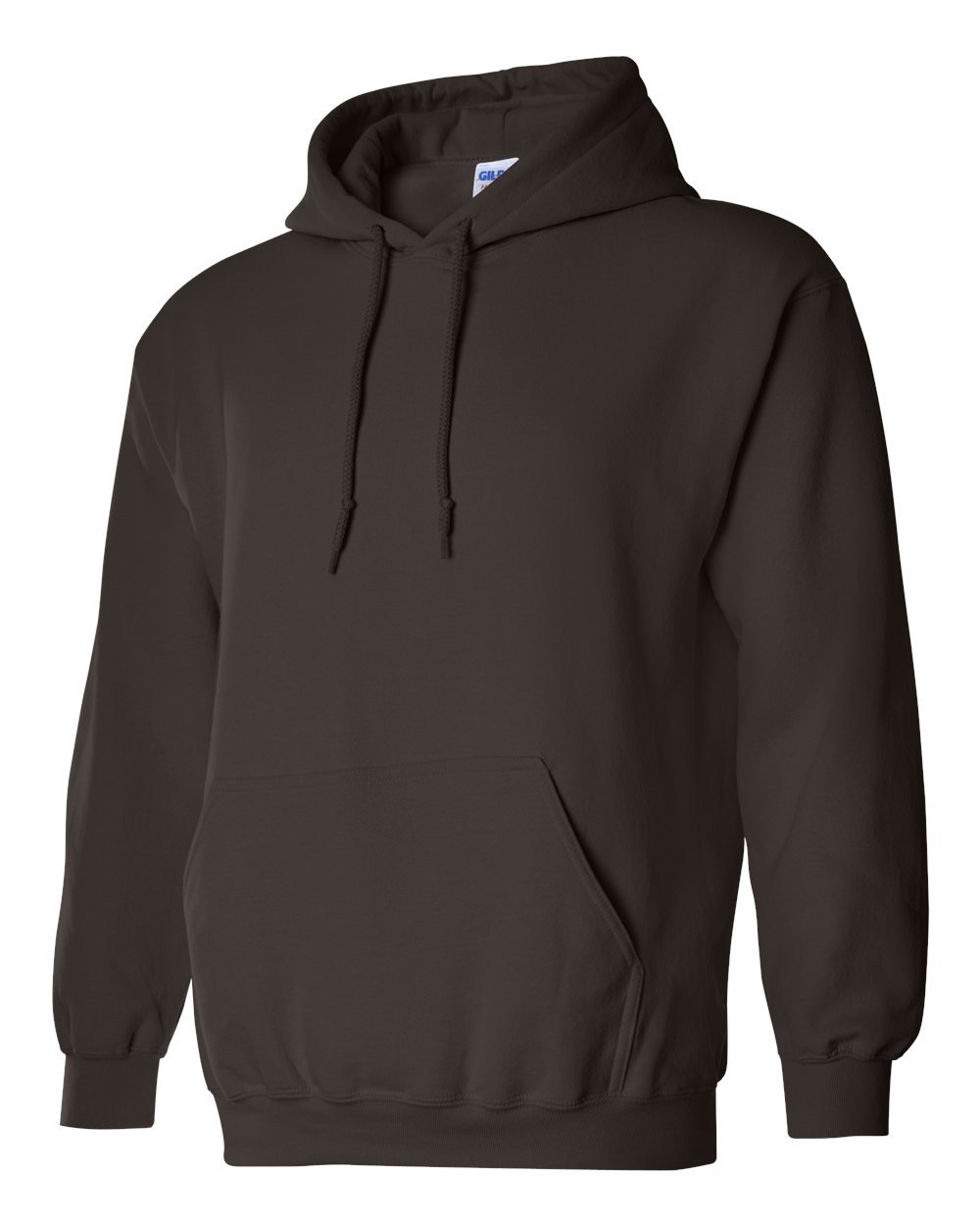 Gildan Men's Pouch Pocket Hooded Sweatshirt, Dark Chocolate, L