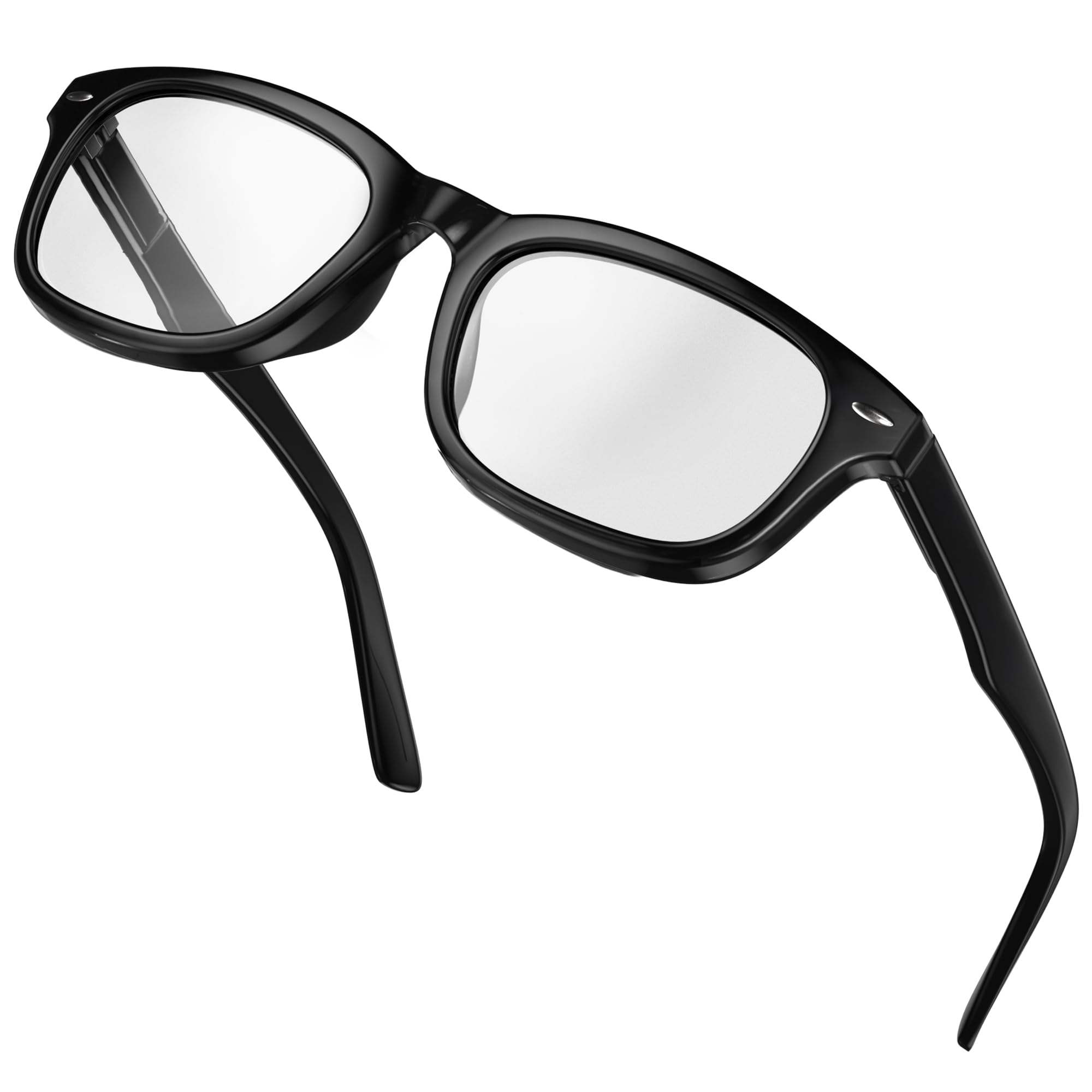 grinderPUNCH High Magnification Power Readers Slim Reading Glasses 4.00-6.00 Black/4.50