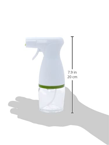 Prepara for Kitchen and Grill, Simply Mist, Glass Healthy Eating Trigger Oil Sprayer, one size, White