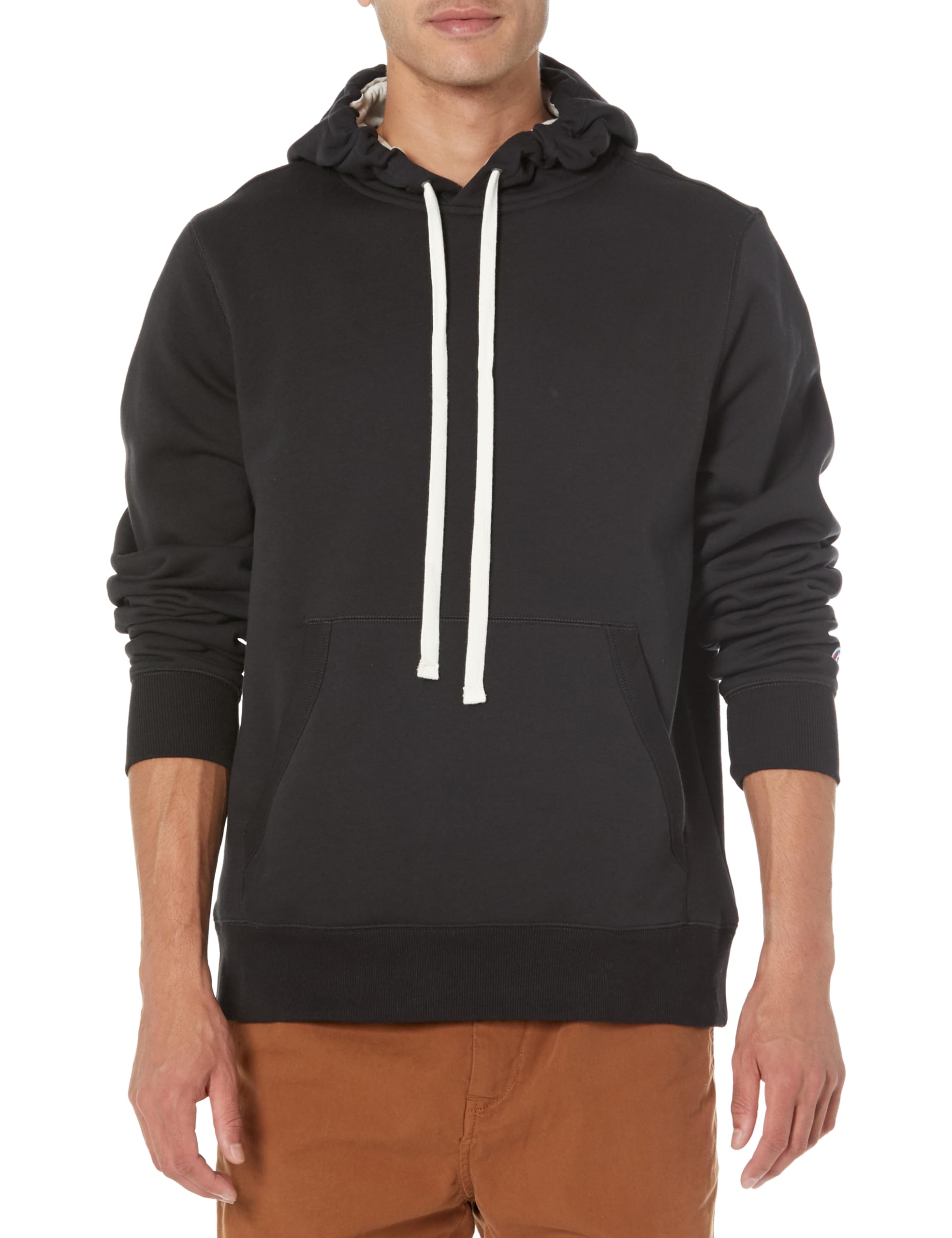 Champion Men's Authentic Originals Sueded Pullover Hoodie, Black, X-Large