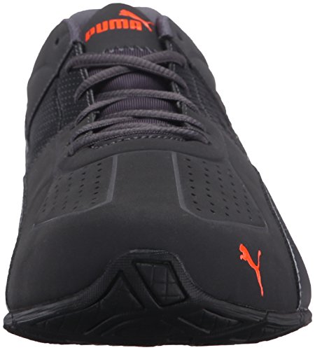 PUMA Mens Cell Surin 2 Cross Trainer, MATTE Asphalt-PUMA Mens Black-Shocking Orange, 9.5