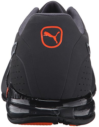 PUMA Mens Cell Surin 2 Cross Trainer, MATTE Asphalt-PUMA Mens Black-Shocking Orange, 9.5