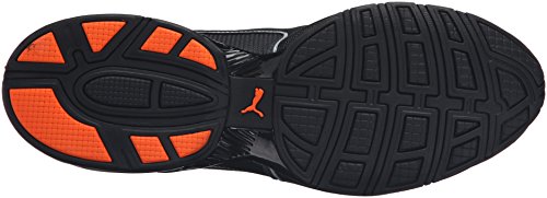 PUMA Mens Cell Surin 2 Cross Trainer, MATTE Asphalt-PUMA Mens Black-Shocking Orange, 9.5