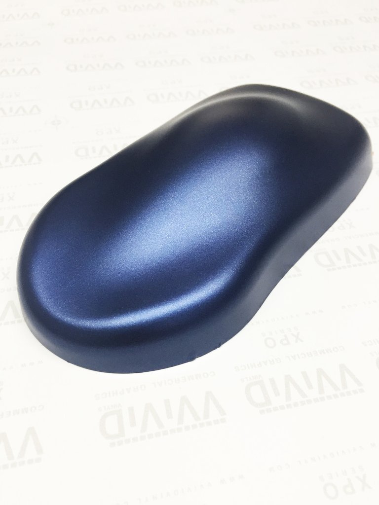 VViViD+ Matte Metallic Navy Blue (Ghost) Vinyl Wrap Roll (1.5ft x 5ft)