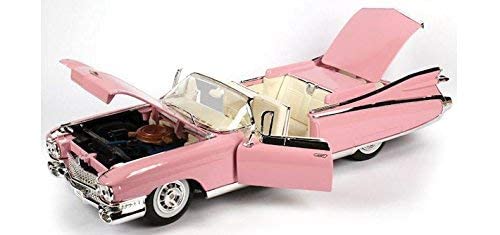 1959 Cadillac Eldorado Biarritz Convertible, Pink - Maisto Premiere 36813 - 1/18 Scale Diecast Model Toy Car by Maisto