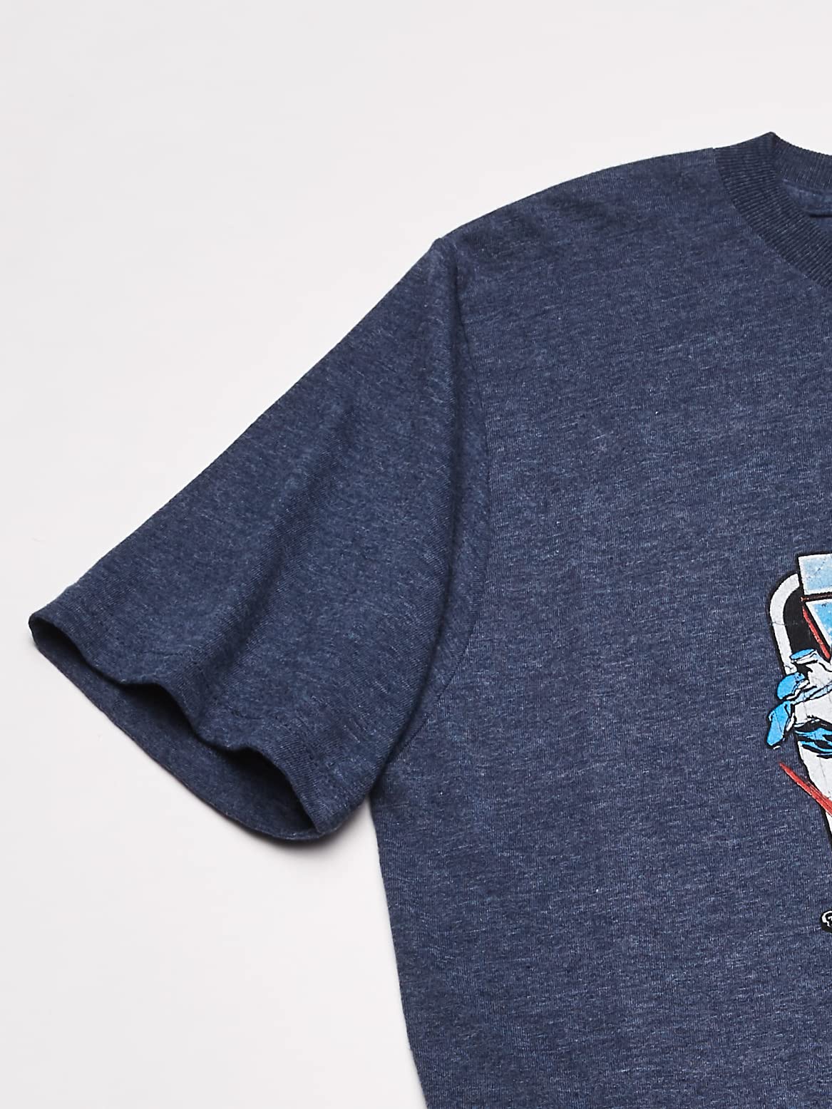 STAR WARS boys Classic Battle Logo Graphic Tee T Shirt, Navy Heather, X-Large US
