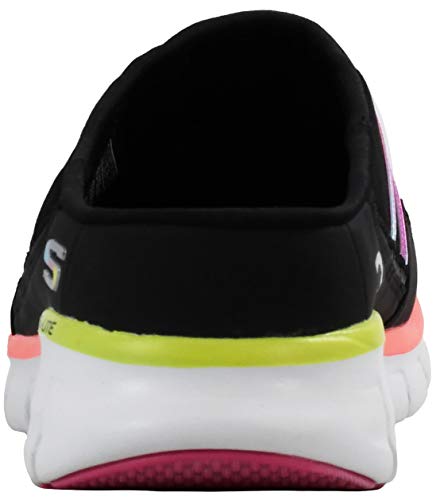 Skechers Sport Women's Air Streamer Slip-On Mule, Black/Multi, 7.5 M US