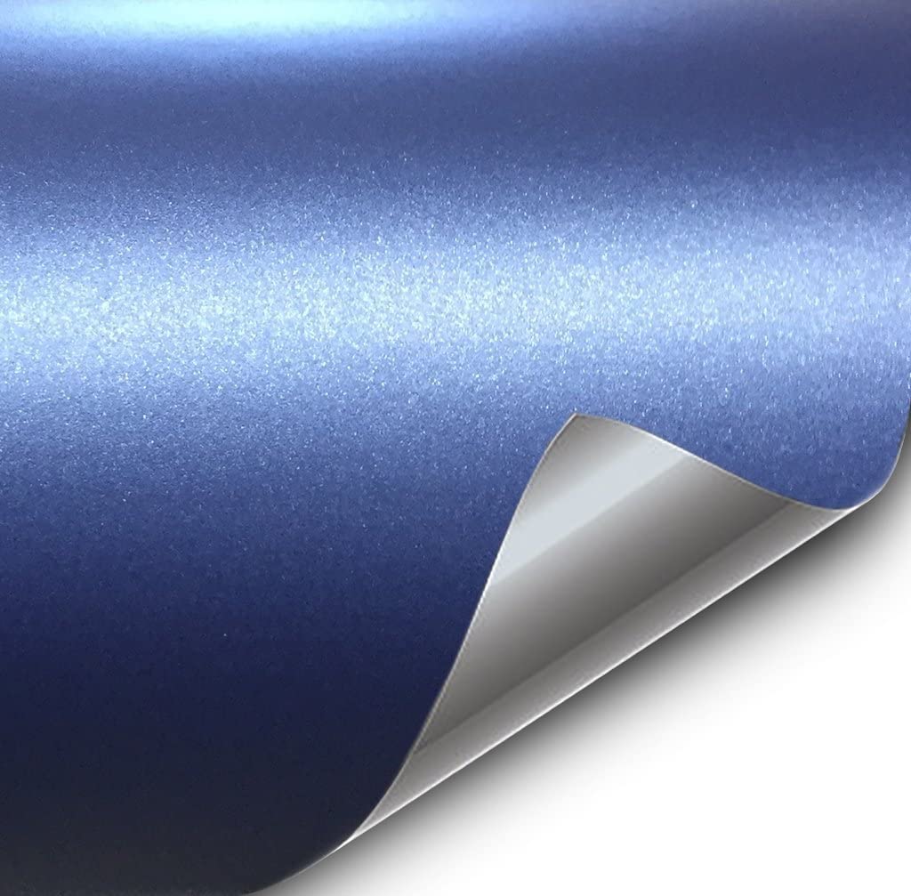 VViViD+ Matte Metallic Navy Blue (Ghost) Vinyl Wrap Roll (1.5ft x 5ft)
