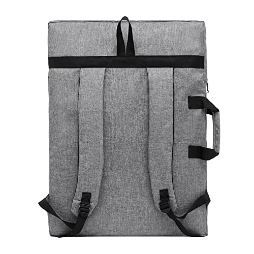 Art Portfolio Case Artist Backpack Canvas Bag Waterproof Artist Drawing Board Bag Multifunctional Large 4K Tote Bag Portable Carry Case Bag for Drawing Board Pigment Box Palette Sketch-Paper