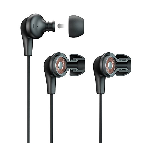 JLab JBuds Pro Signature Earbuds, Titanium 10mm Drivers, Music Controls, Universal Mic, Custom Fit with Cush Fins, Teal