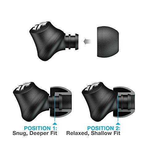 JLab JBuds Pro Signature Earbuds, Titanium 10mm Drivers, Music Controls, Universal Mic, Custom Fit with Cush Fins, Teal