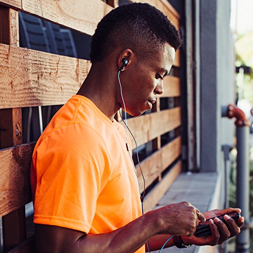 JLab JBuds Pro Signature Earbuds, Titanium 10mm Drivers, Music Controls, Universal Mic, Custom Fit with Cush Fins, Teal
