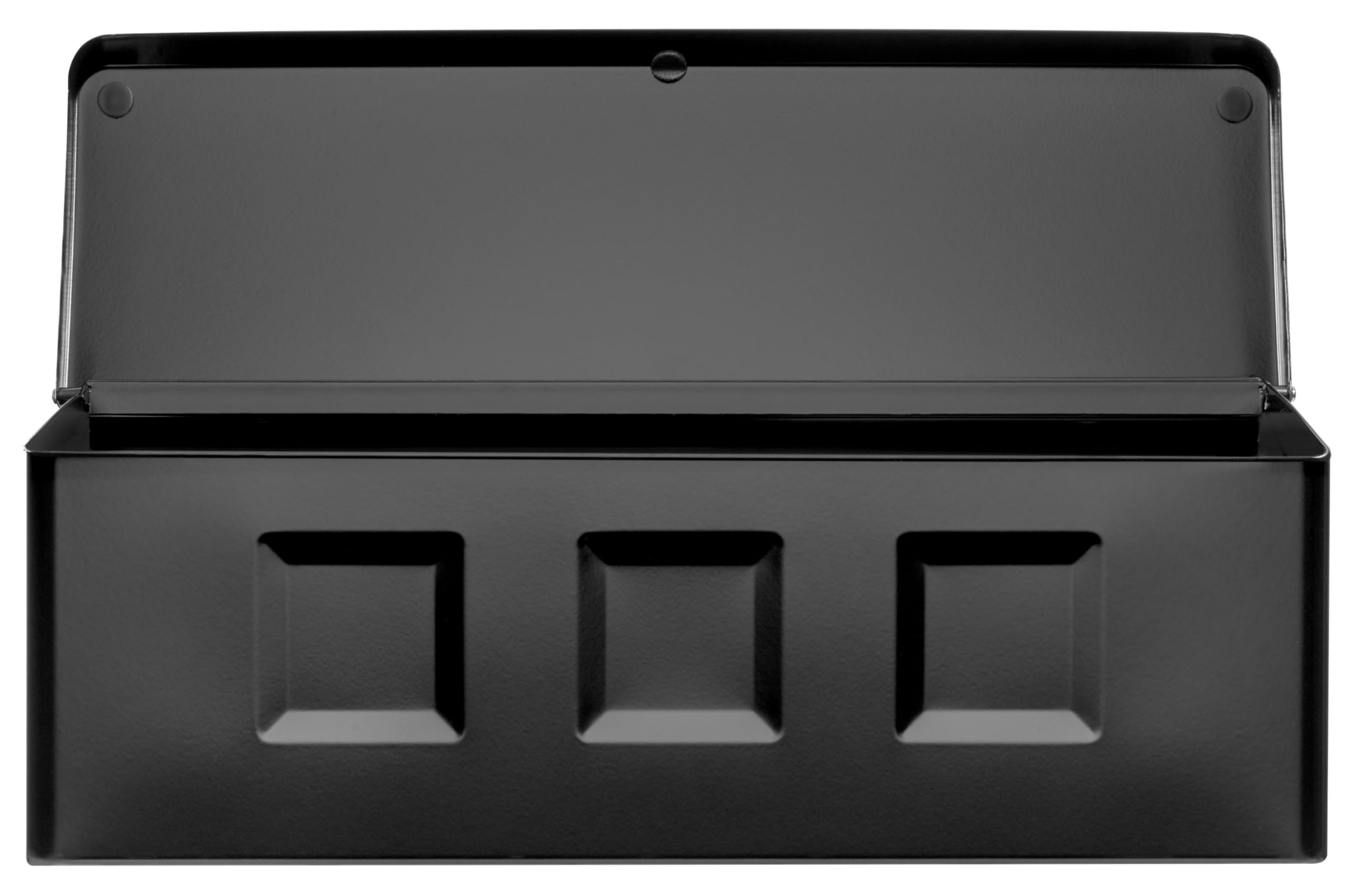 Architectural Mailboxes Wayland Galvanized Steel Wall Mount Mailbox, 2689B-10, Black, Small Capacity