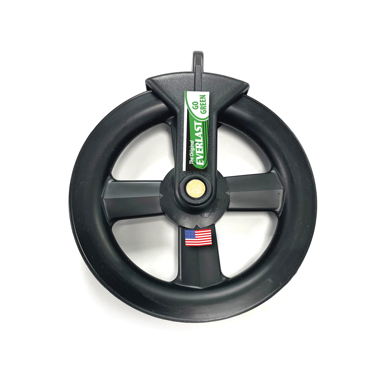 EVERLASTĀ® #40 Pulley with 5-inch Wheel for Clotheslines and Other Pulley Applications. Weatherproof. Made in USA (2 Pack)