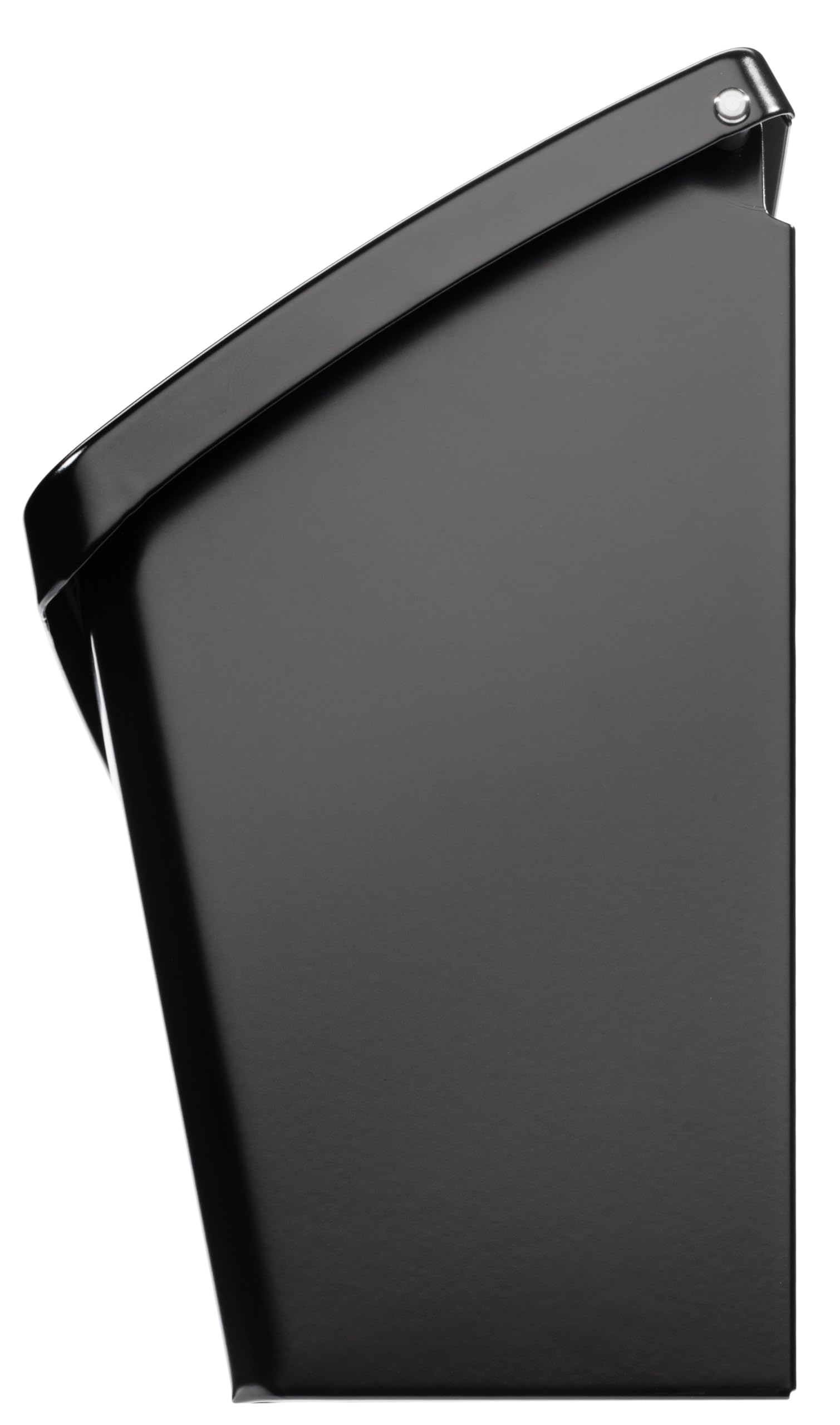 Architectural Mailboxes Wayland Galvanized Steel Wall Mount Mailbox, 2689B-10, Black, Small Capacity