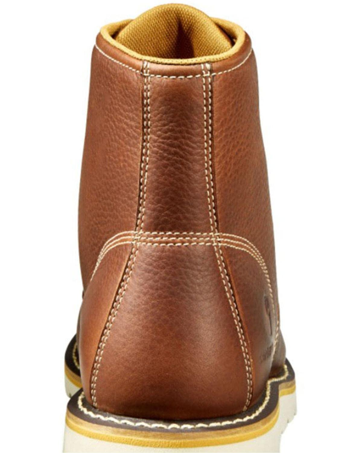 Carhartt mens 6 Inch Waterproof Wedge Steel Toe Work Boot, Tan, 10.5 US