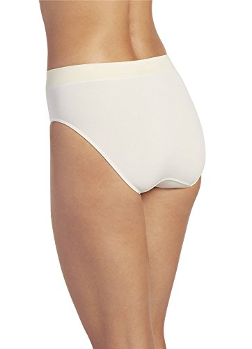 Jockey Women's Underwear Modern Micro Seamfree Hi Cut, Sandy Shimmer, 5