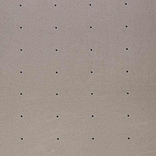 Lucid 3 Inch Mattress Topper Twin – Memory Foam – Bamboo Charcoal Infusion – Cooling Ventilation – Hypoallergenic – CertiPur Certified Foam, White and Grey