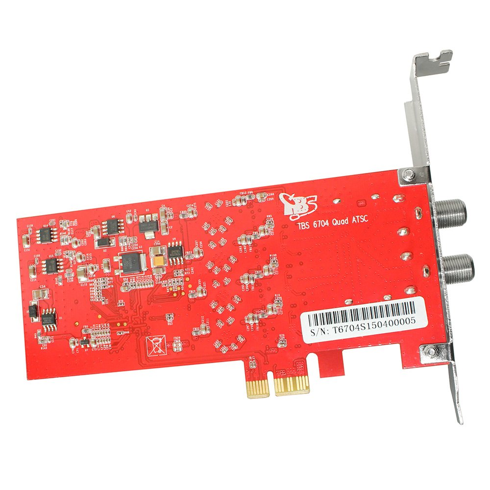 TBS®6704 ATSC/Clear QAM Quad Tuner PCIe Card for IPTV Server