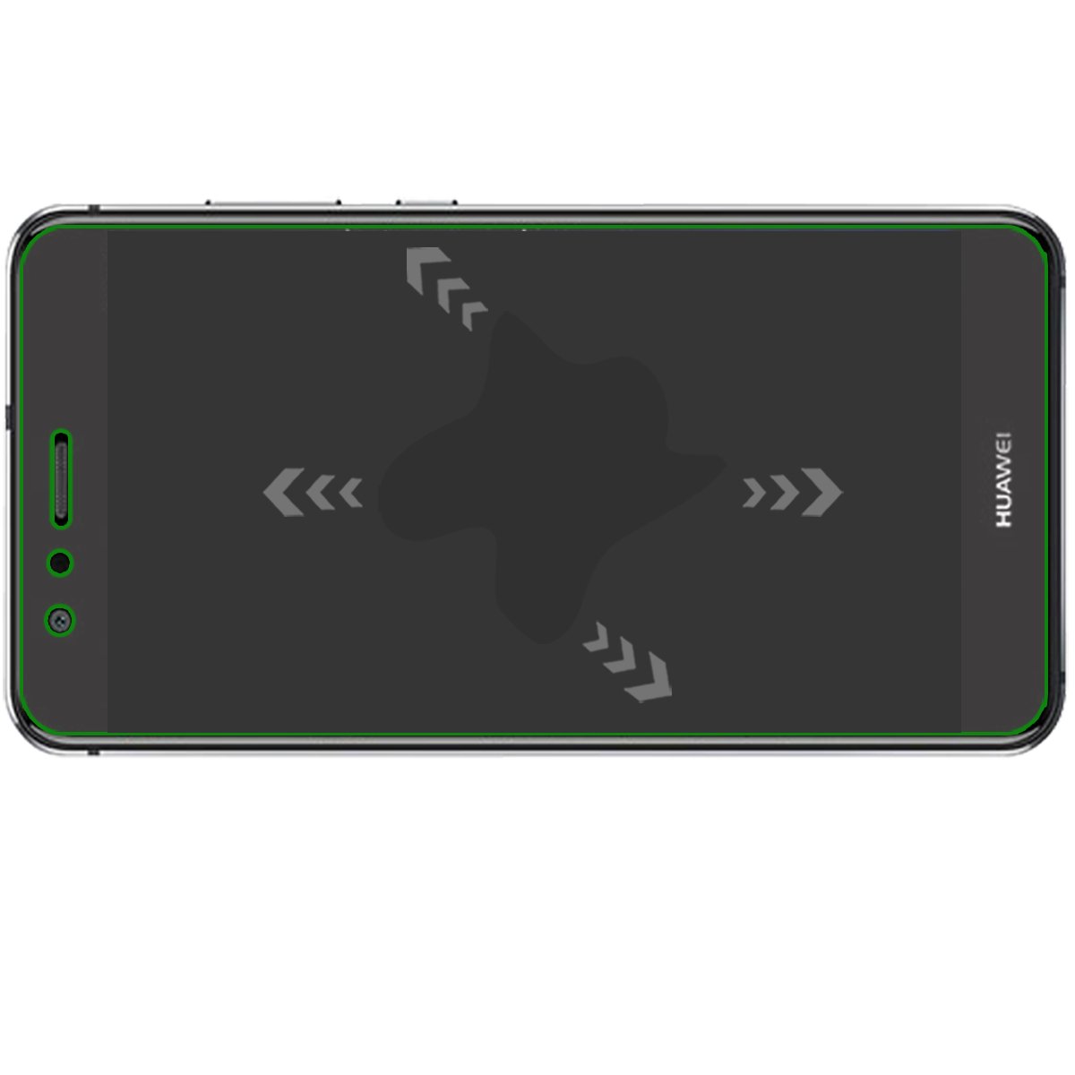 Mr.Shield [3-PACK] Designed For Huawei P10 Lite [Tempered Glass] Screen Protector [0.3mm Ultra Thin 9H Hardness 2.5D Round Edge] with Lifetime Replacement