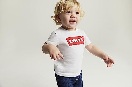 Levi's Big Boys' Classic Batwing T-Shirt, White, S