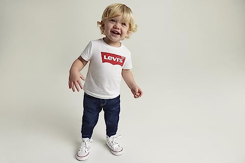 Levi's Big Boys' Classic Batwing T-Shirt, White, S