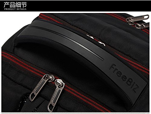Freebiz Business, Travel & Sports Water Repellent Polyester Laptop Backpack With Adjustable Laptop Bag