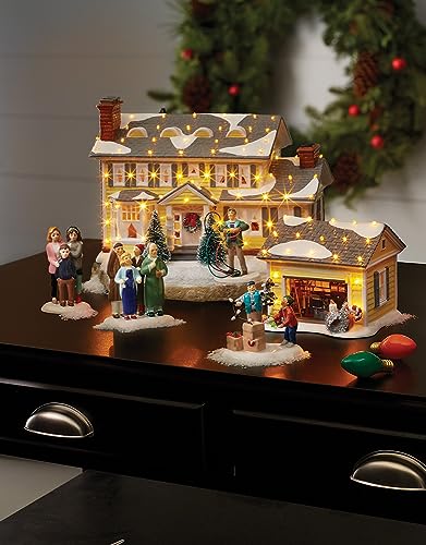 Department 56 Snow Village National Lampoon Christmas Vacation the Griswold Holiday Garage Lit Building, Multicolor, 4.06 Inch, Multicolor