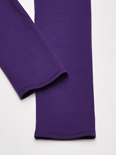 Hanes girls Comfortsoft Ecosmart Open Bottom Leg Sweatpants Pants, Purple Thora, Small US