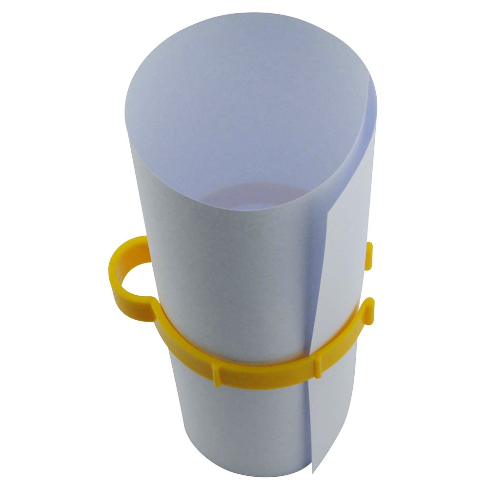 FOSHIO Film Plastic Vinyl Wraps Clip Vinyl Roll Holder Include 2PCS Big Size and 3PCS Small Size Clips - Vinyl Roll Storage Rack