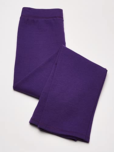 Hanes girls Comfortsoft Ecosmart Open Bottom Leg Sweatpants Pants, Purple Thora, Small US